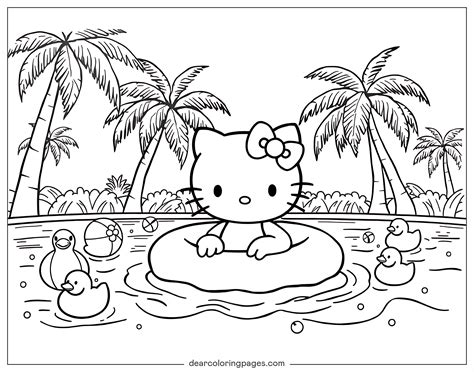 Hello Kitty Coloring Pages 56 Free Printable Coloring Pages