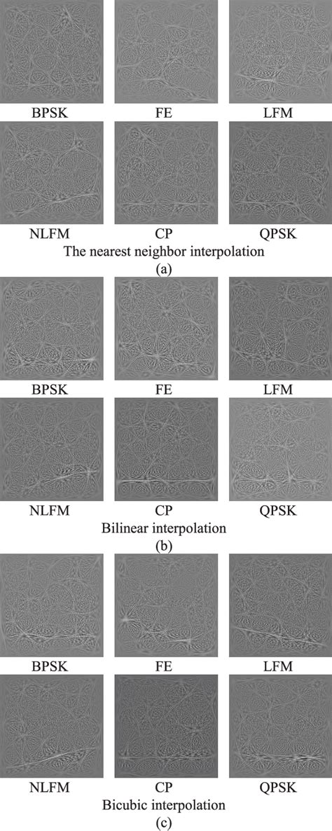 Figure 6 From Intrapulse Recognition Of Radar Signals Via Bicubic