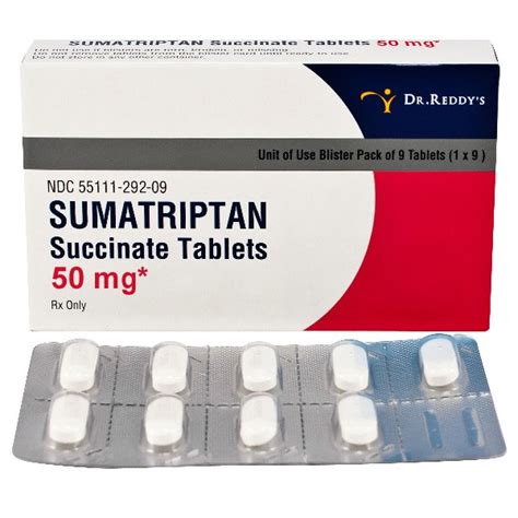Sumatriptan 50mg Rx Products