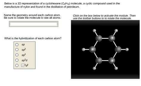 Solved For Each Molecule Shown Here Indicate The Hybridi