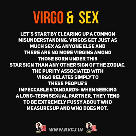 VIRGO AND SEX RVCJ Media