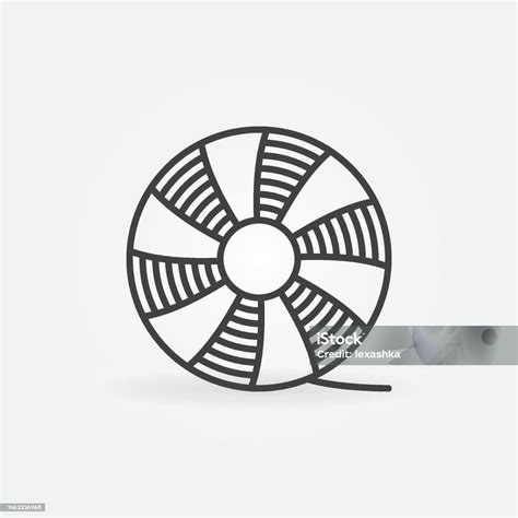 3d 프린팅 벡터 Pla 필라멘트 개념 얇은 선 아이콘에 대 한 플라스틱 재료 3d 프린팅 필라멘트에 대한 스톡 벡터 아트 및 기타 이미지 3d 프린팅 필라멘트 3차원