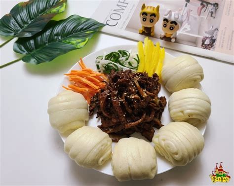 쉽고 간단한 중화요리 꽃빵 곁들인 경장육사 만들기 네이버 블로그
