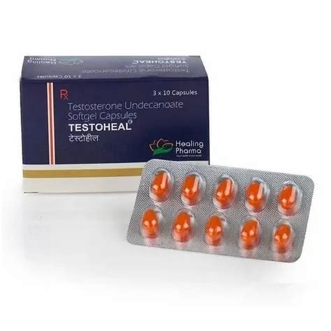 40mg Testoheal Testosterone Undecanoate Softgel Capsules At ₹ 150strip