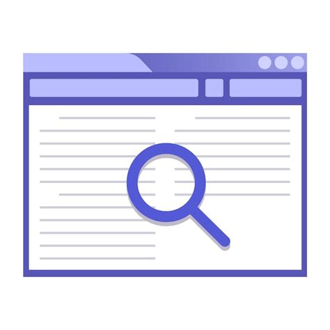 premium vector seo web analysis magnifier glass or page inspection