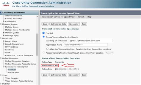 Field Notice Fn74144 Cisco Unity Connection Speechview Transcription Service Will Stop