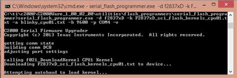 TMS F D SCI BOOTING For TMS F D C Microcontrollers Forum C