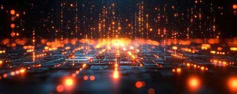 High Tech Quantum Circuits Demonstrating Algorithms And Coherence On A Futuristic Interface