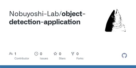 Github Nobuyoshi Lab Object Detection Application