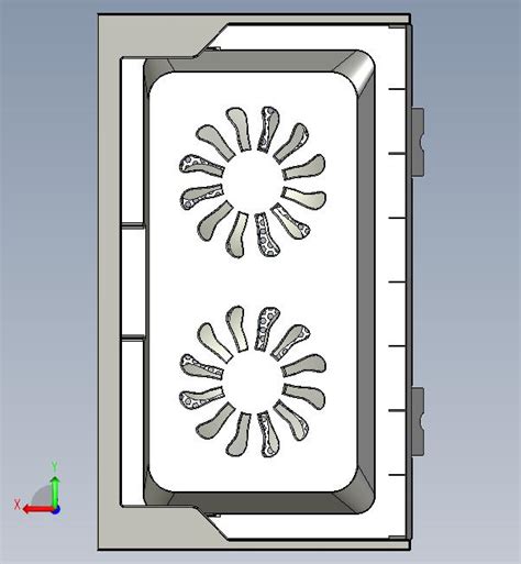 笔记本散热器 Iges 模型图纸免费下载 懒石网