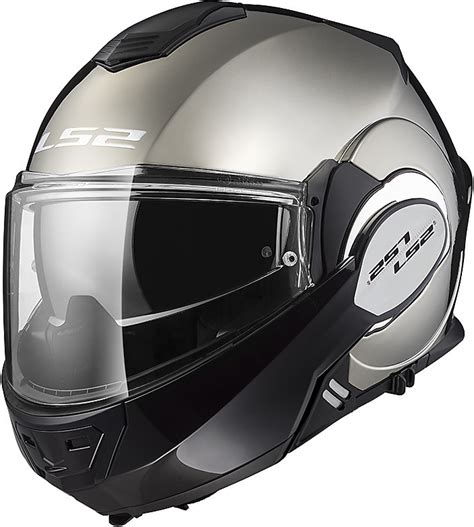 Modular Motorcycle Helmets With Ls2 Ff399 Valiant Chromed Trolley For Sale Online Outletmoto Eu