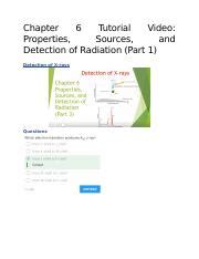 Tutorial Properties Sources Detection Of X Rays Radiation Course