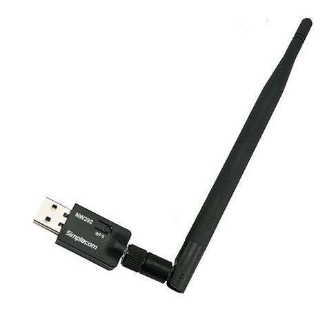Simplecom NW392 USB Wireless N WiFi Adapter 802 11n 300Mbps 5dBi Antenna