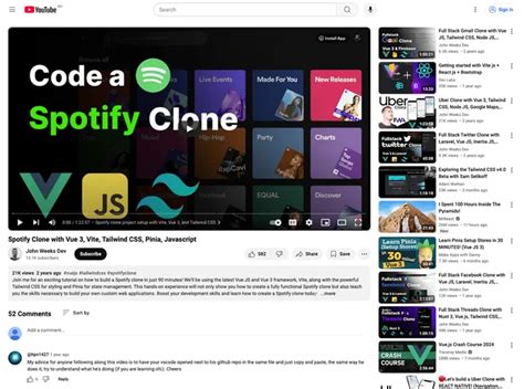 spotify clone tailwind resources