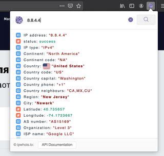 IP Geolocation Lookup Extension Opera Add Ons