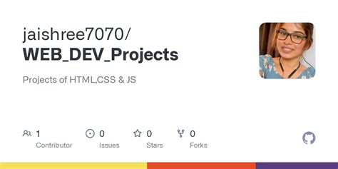 GitHub Jaishree WEB DEV Projects Projects Of HTML CSS JS