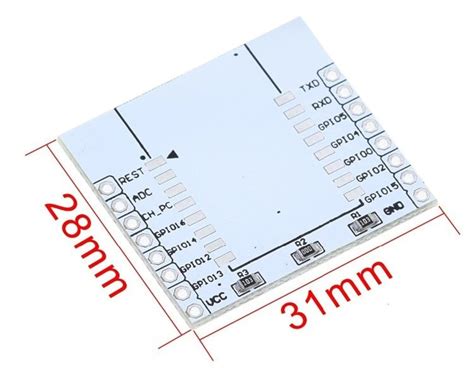 11ks esp8266 adaptér pre esp 07 esp 08 esp 12e a esp12f svetelektro