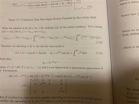 Figure 71 Continuous Time State Space System