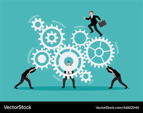 Strategic Operations Management Infographic Vector Image