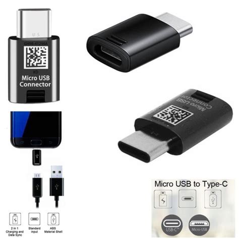 Jual Converter Samsung Micro USB To Type C Original Sambungan Konektor Konverter Ke Tipe