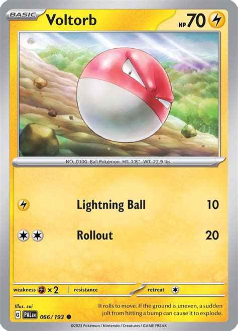 Voltorb Reverse Paldea Evolved Monkeltcg