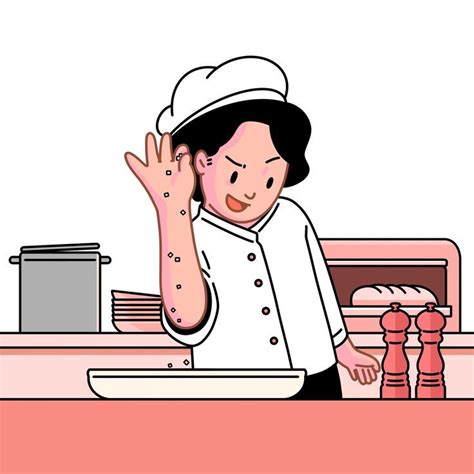 요리 일러스트 요리사 그림 인물 드로잉