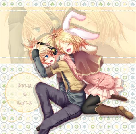 Kagamine Rin And Kagamine Len Vocaloid Drawn By Chirota Danbooru