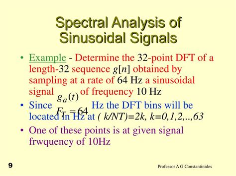 Ppt Spectral Analysis Powerpoint Presentation Free Download Id 1273525
