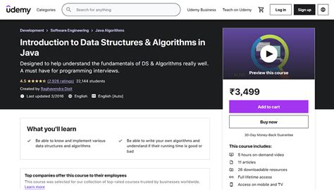 16 best data structures and algorithms courses and classes tangolearn