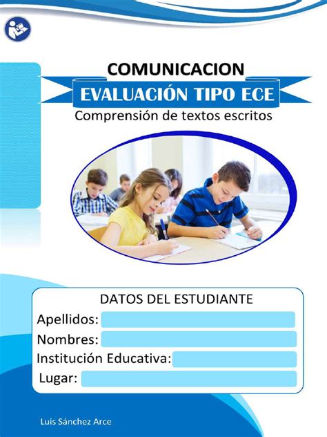 Evaluación Tipo Ece Área Comunicación Descargar Gratis Pdf