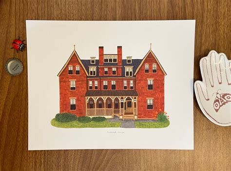 Hubbard House Print Etsy