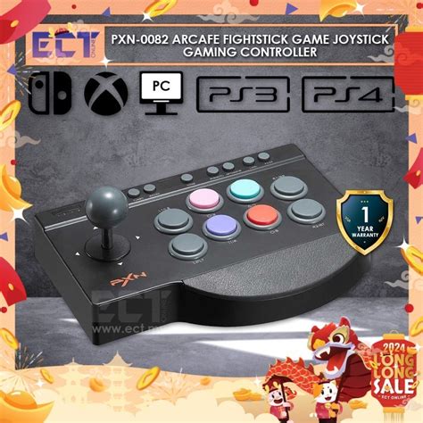 Pxn 0082 Arcade Fightstick Game Joystick Gaming Controller For Pc Android Ps3 Ps4 Xbox One
