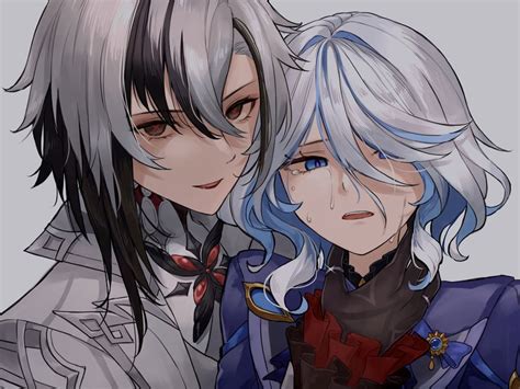 Furina And Arlecchino Genshin Impact Drawn By Yamabuki Yamabuki