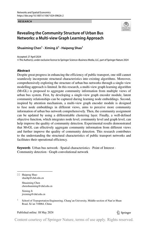Revealing The Community Structure Of Urban Bus Networks A Multi View Graph Learning Approach