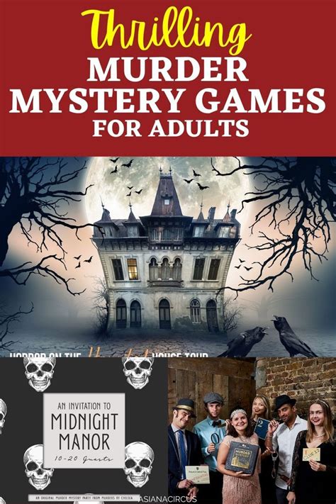 29 Best Murder Mystery Party Games For Adults Artofit