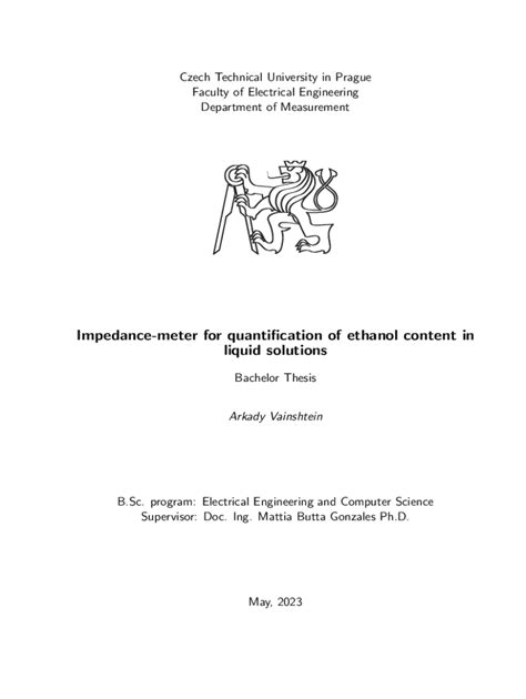 Fillable Online Dspace Cvut Department Of Measurement Fax Email Print
