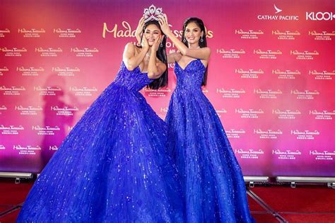 Miss Universe 2015 Pia Wurtzbachs Wax Figure Unveiled