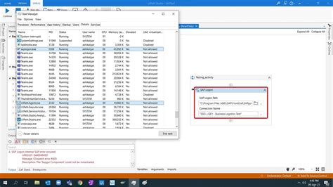 Sap Logon Sapgui Component Could Not Be Instantiated Help Uipath