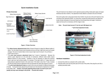 Quick Installation Guide