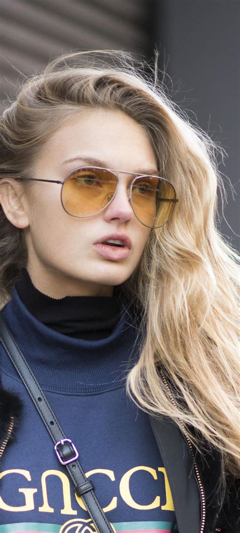 Cute Model Romee Strijd Gucci Photoshoot 2k Wallpaper Download