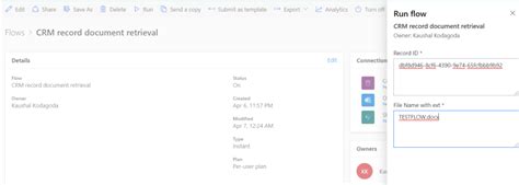 Access Files Stored In Dynamics 365 Records Via Powerautomate