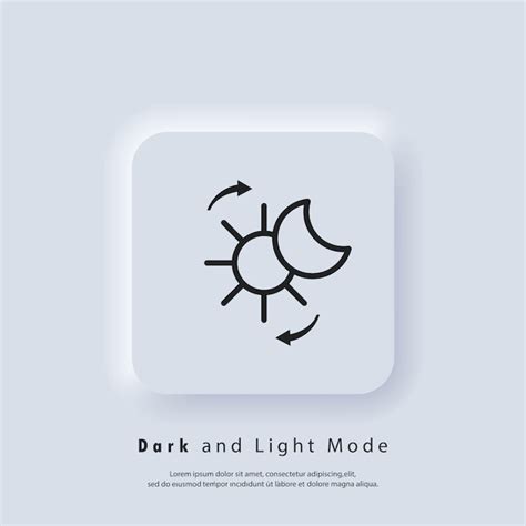 Premium Vector Vector Day Night Switch Mobile App Interface Dark