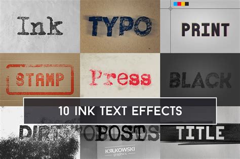Ink Text Effect MasterBundles