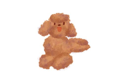 Procreate教學 Ep3 五步驟用內建筆刷畫出貴賓狗 檸檬酸姐姐的藝術筆記｜插畫 X 教學 X 斜槓創業