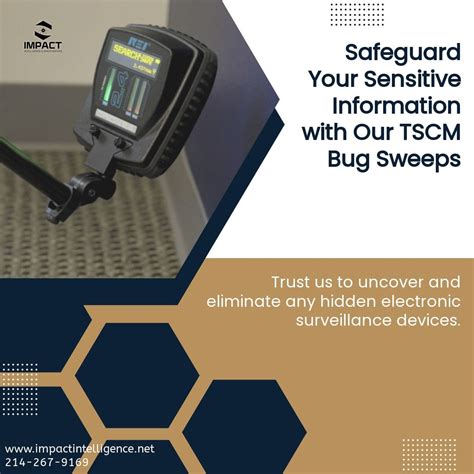 Impactintelligence Tscm Bugsweep Privateinvestigator