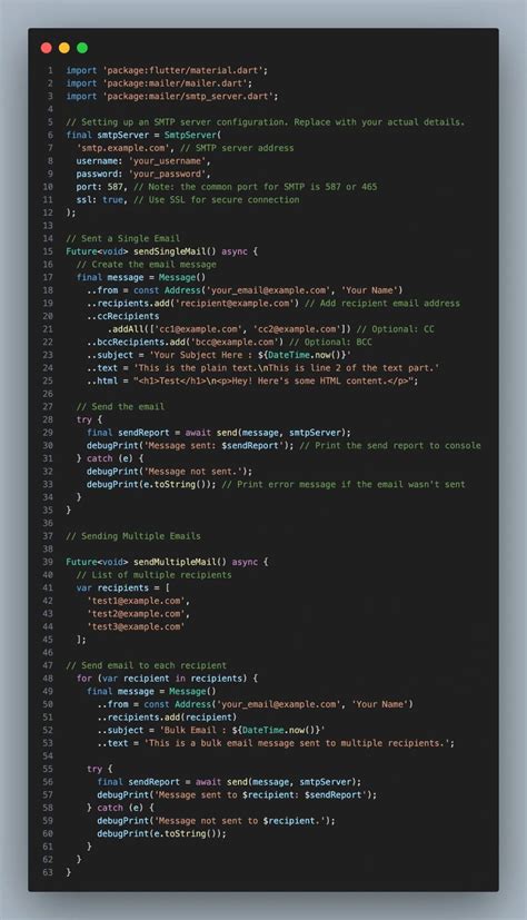 Flutter Smtp Emailintegration Appdevelopment Programmingtips