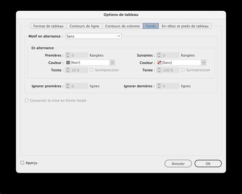 Solved Alternating Pattern In Table Adobe Product Community 13423879