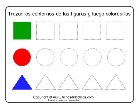 Fichas Pdf Para Trabajar Las Formas Geom Tricas Imagenes Educativas