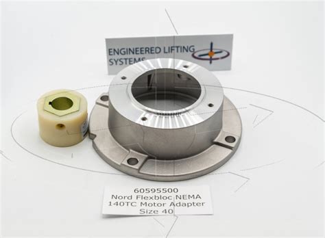 Nord 60595500 Flexbloc Size 40 Nema 140tc Motor Adapter
