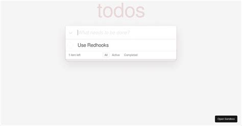 todomvc codesandbox